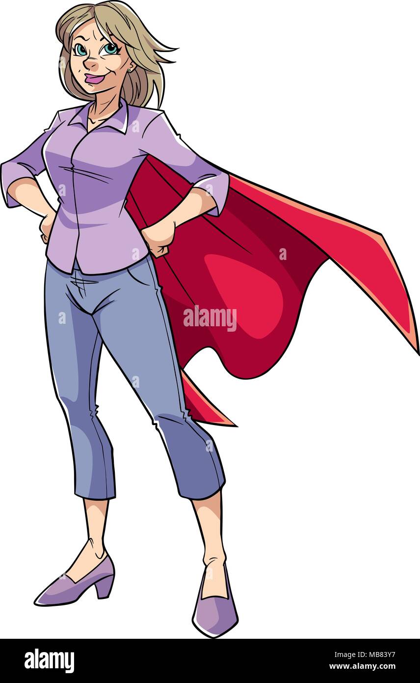 Cartone animato della nonna Immagini Vettoriali Stock - Alamy