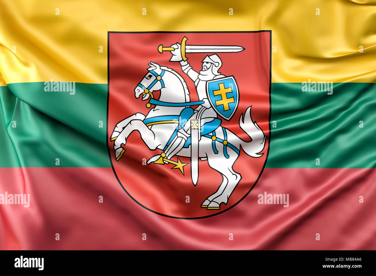 Lituania bandiera e stemma immagini e fotografie stock ad alta ...