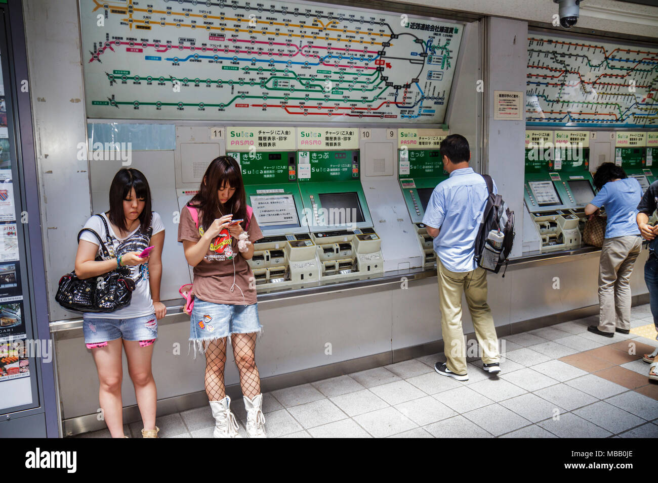 Asia japan tokyo train map immagini e fotografie stock ad alta ...