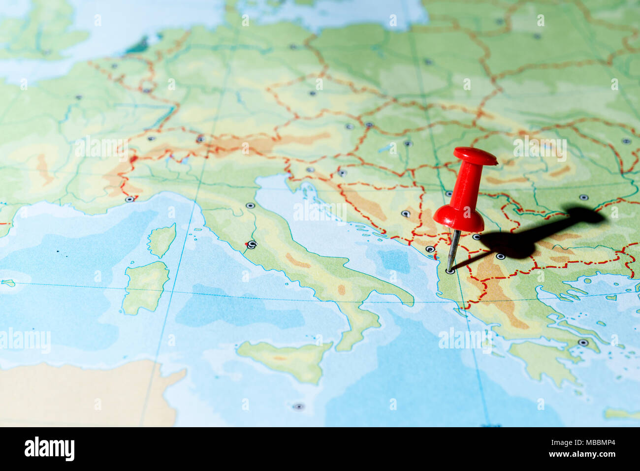 Mappa di tirana immagini e fotografie stock ad alta risoluzione - Alamy