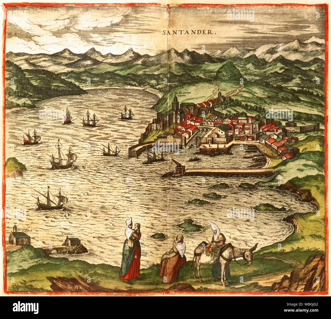 Mappa di santander immagini e fotografie stock ad alta risoluzione - Alamy