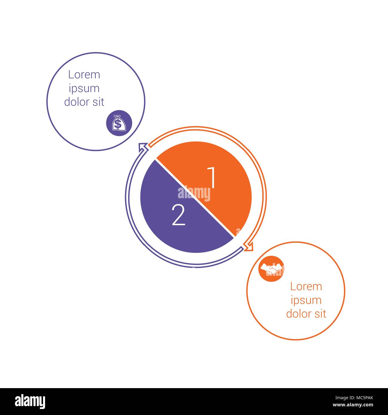 Schemi del cerchio Immagini Vettoriali Stock - Alamy