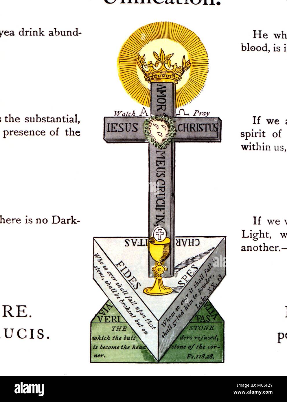 Rosenkreuzer symbole immagini e fotografie stock ad alta risoluzione ...