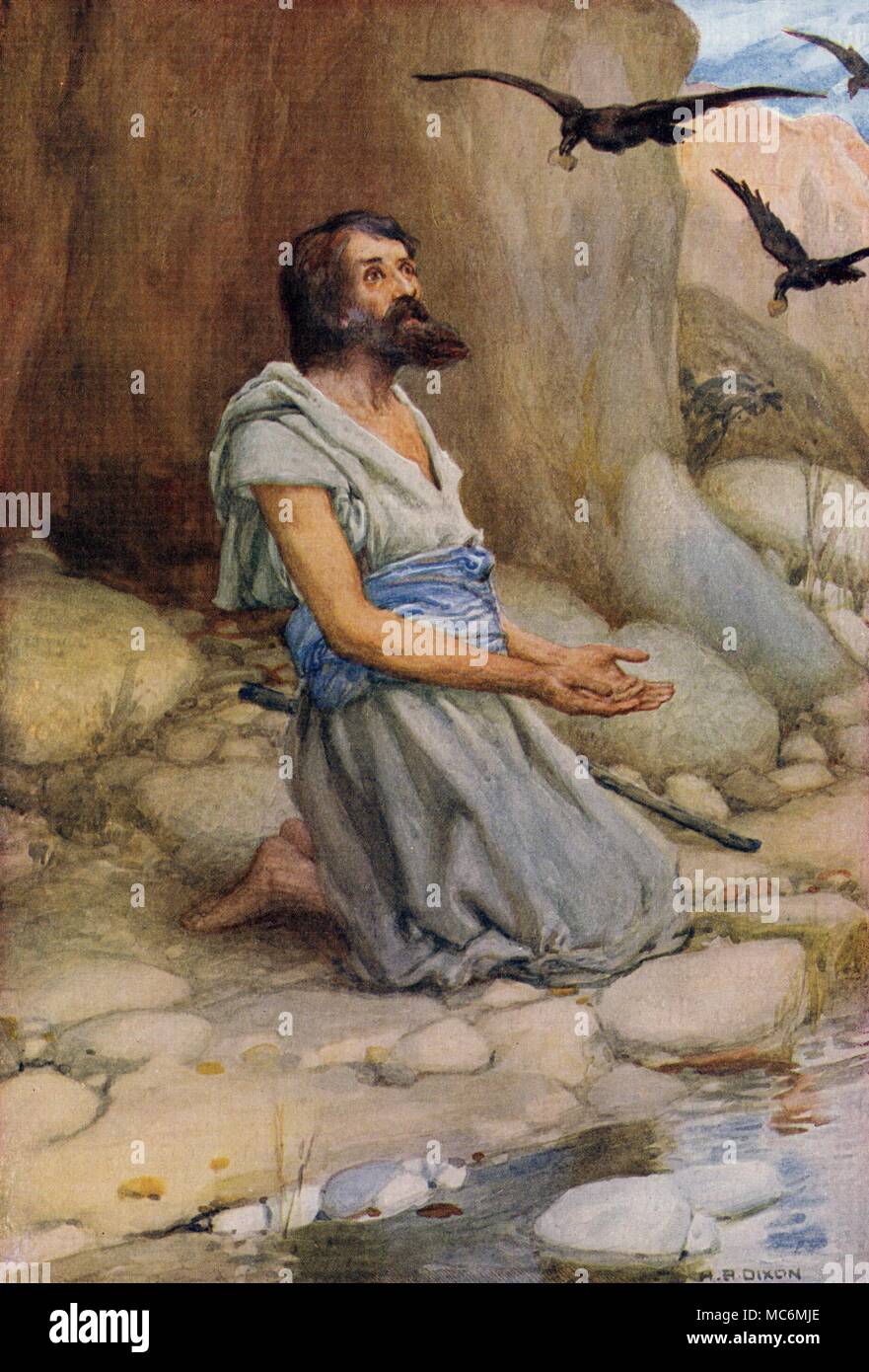 CHRISTIAN - ANTICO TESTAMENTO - mito ebraico - "Elia elia e i corvi ...