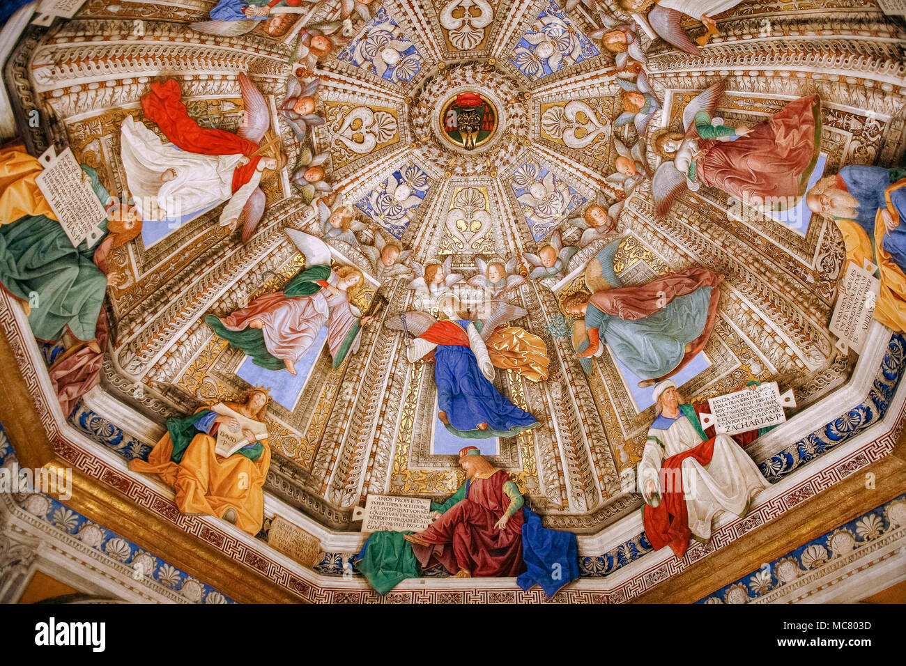 Italia Marche santuario di Loreto - la volta del San Marco sacrestia ...