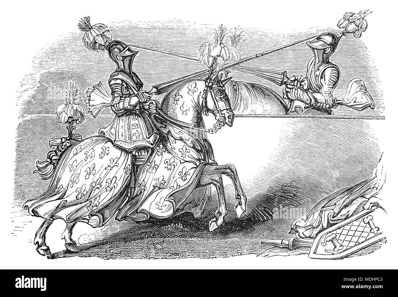Cavalieri medievali francesi immagini e fotografie stock ad alta ...
