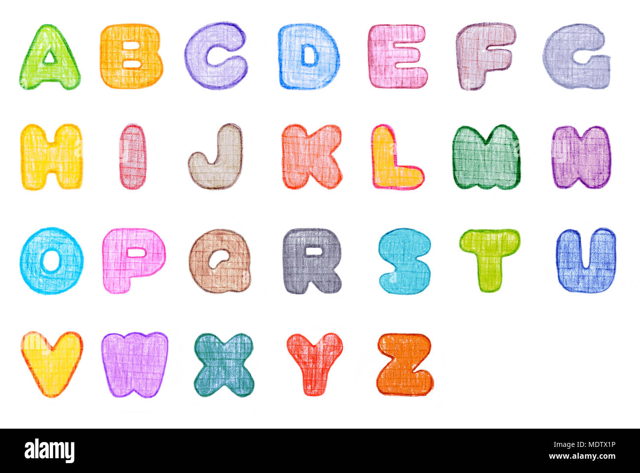 Alfabeto cartoon immagini e fotografie stock ad alta risoluzione - Alamy