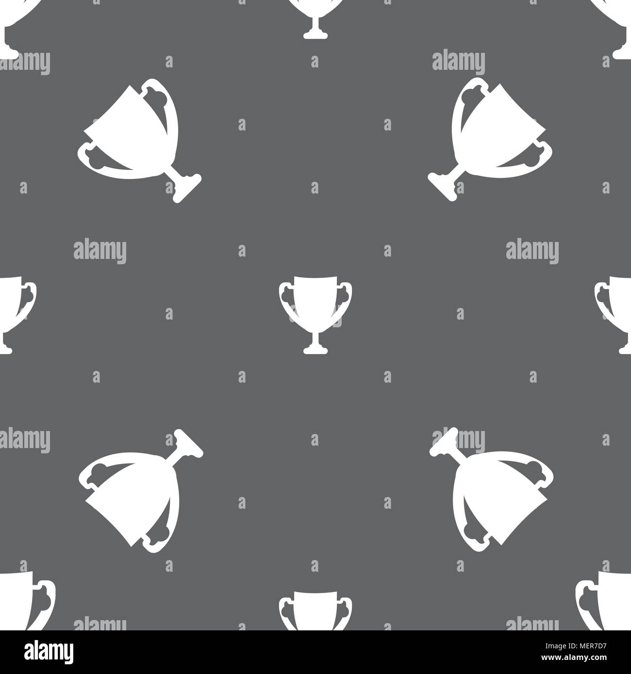 Vincitore Coppa icona segno. Premiazione dei vincitori simbolo. Trofeo ...