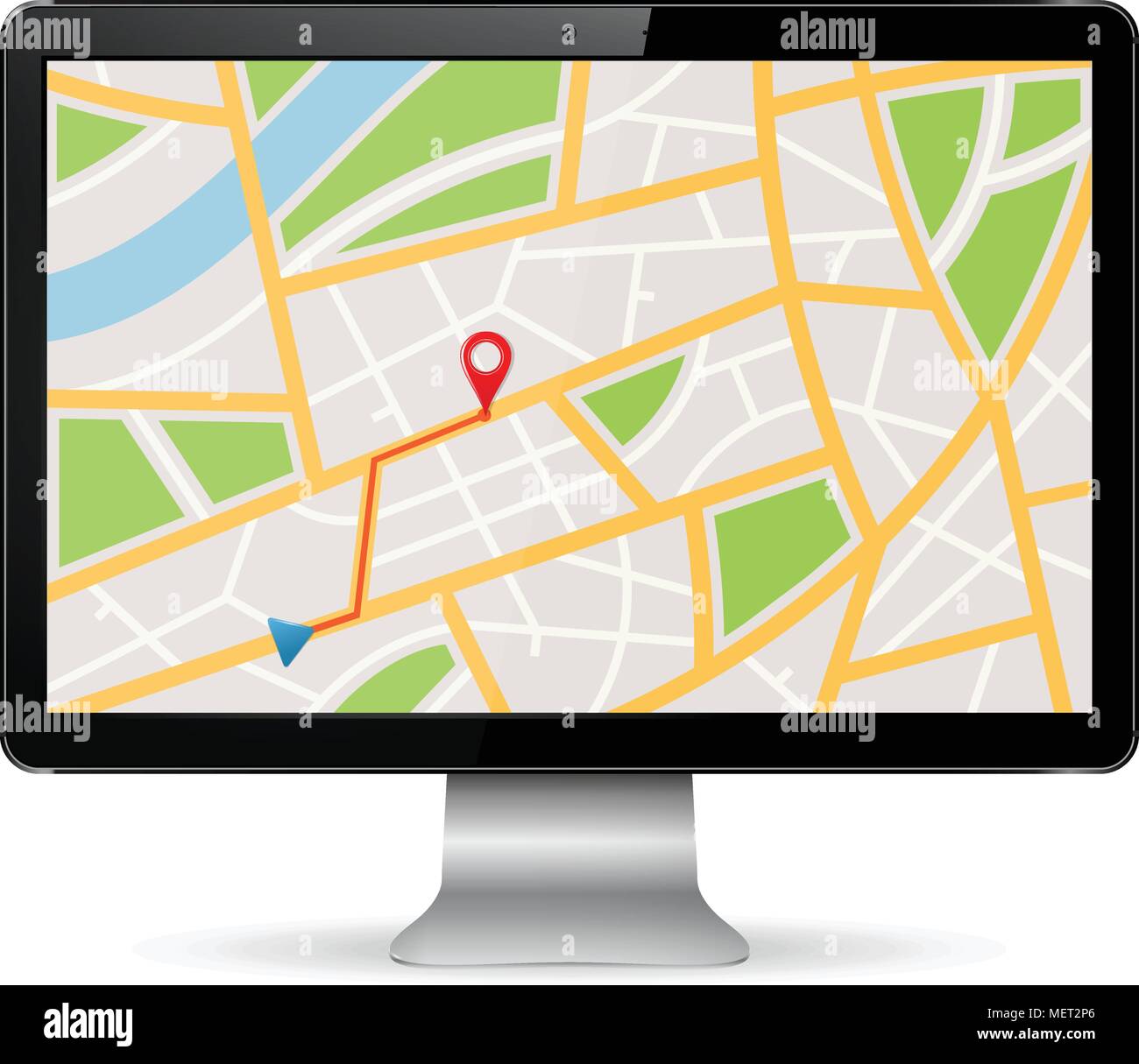 Gps mappa gps immagini e fotografie stock ad alta risoluzione - Alamy