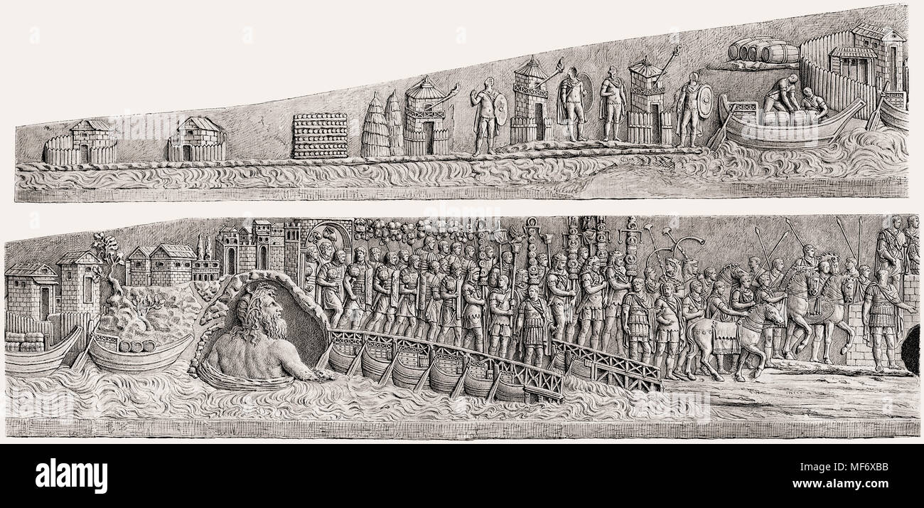 Bassorilievo di soldati romani immagini e fotografie stock ad alta ...