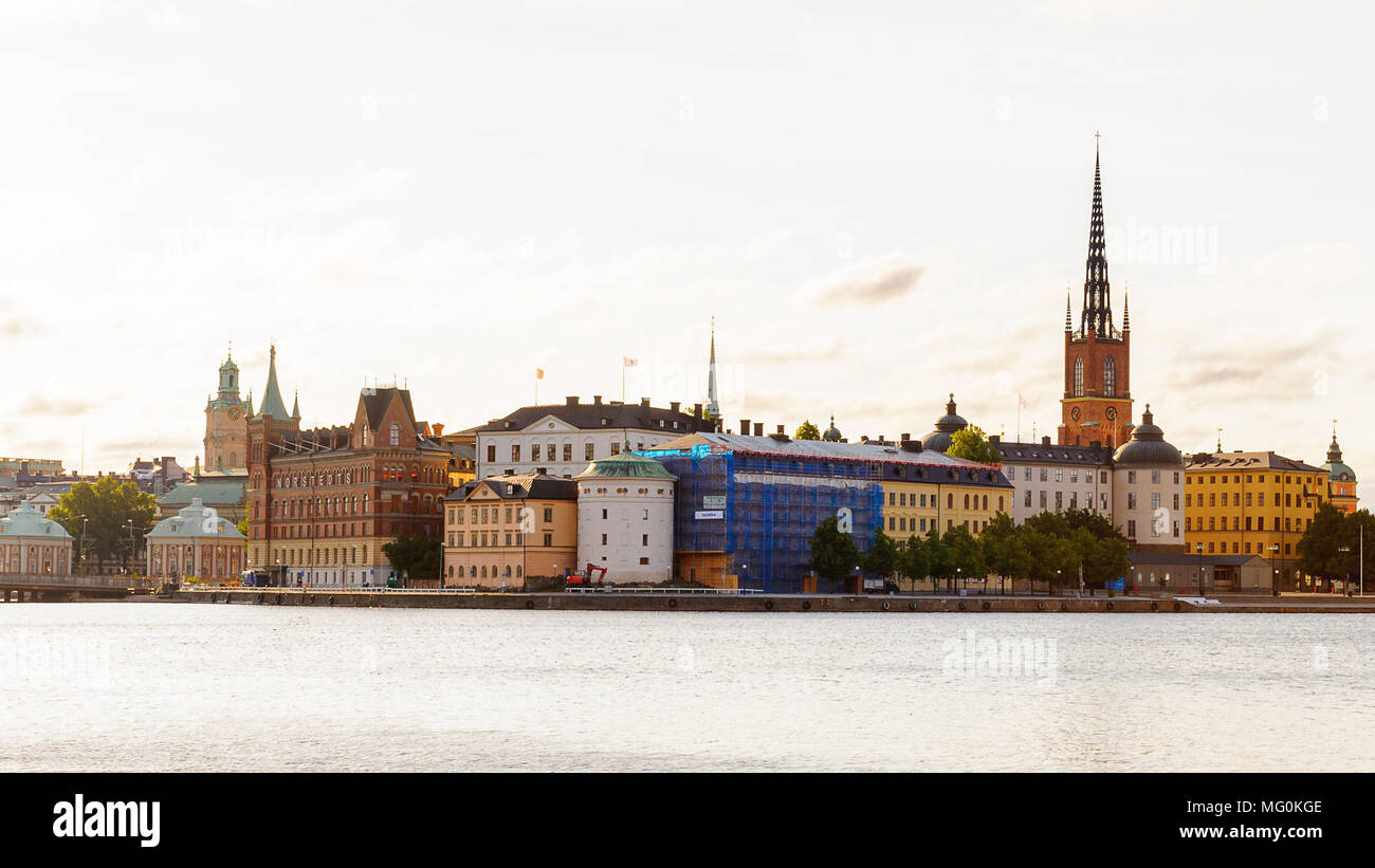 La città vecchia di Stoccolma, la capitale e la città più grande della ...