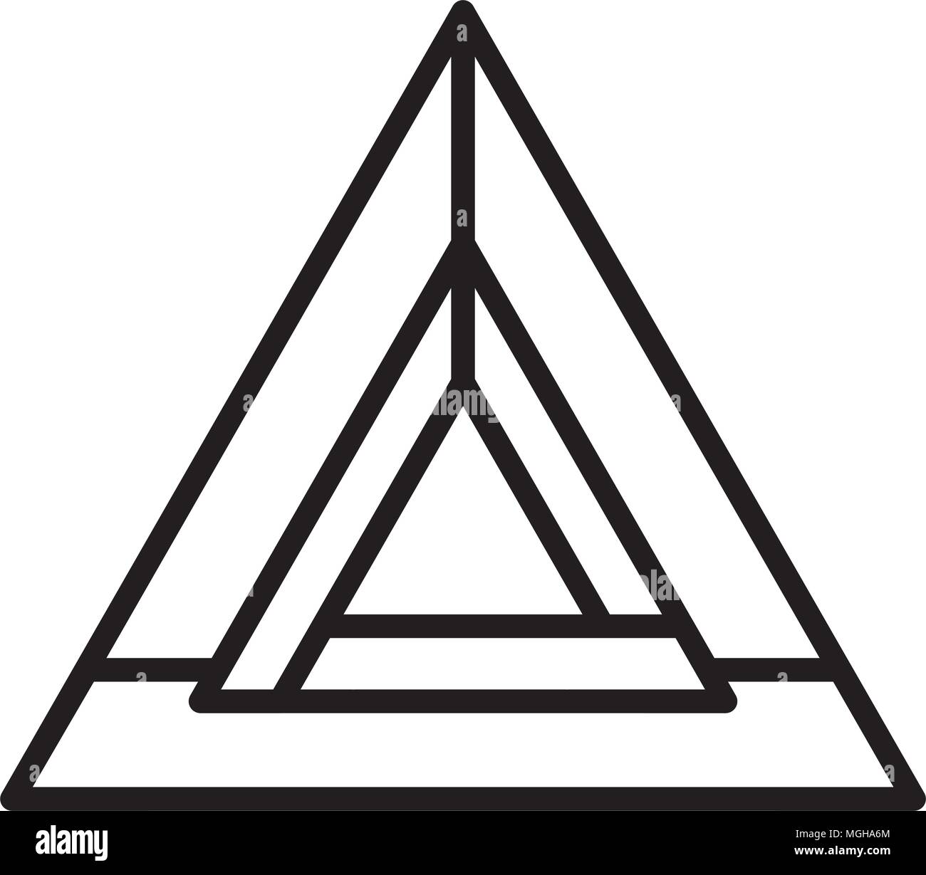 Forma triangolare Immagini Vettoriali Stock - Alamy