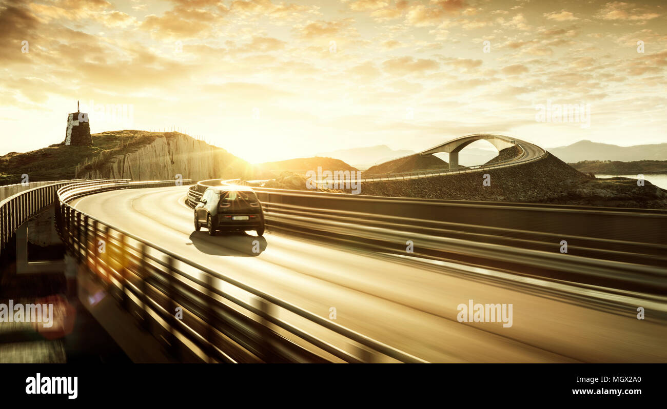 Auto guida su strada immagini e fotografie stock ad alta risoluzione ...