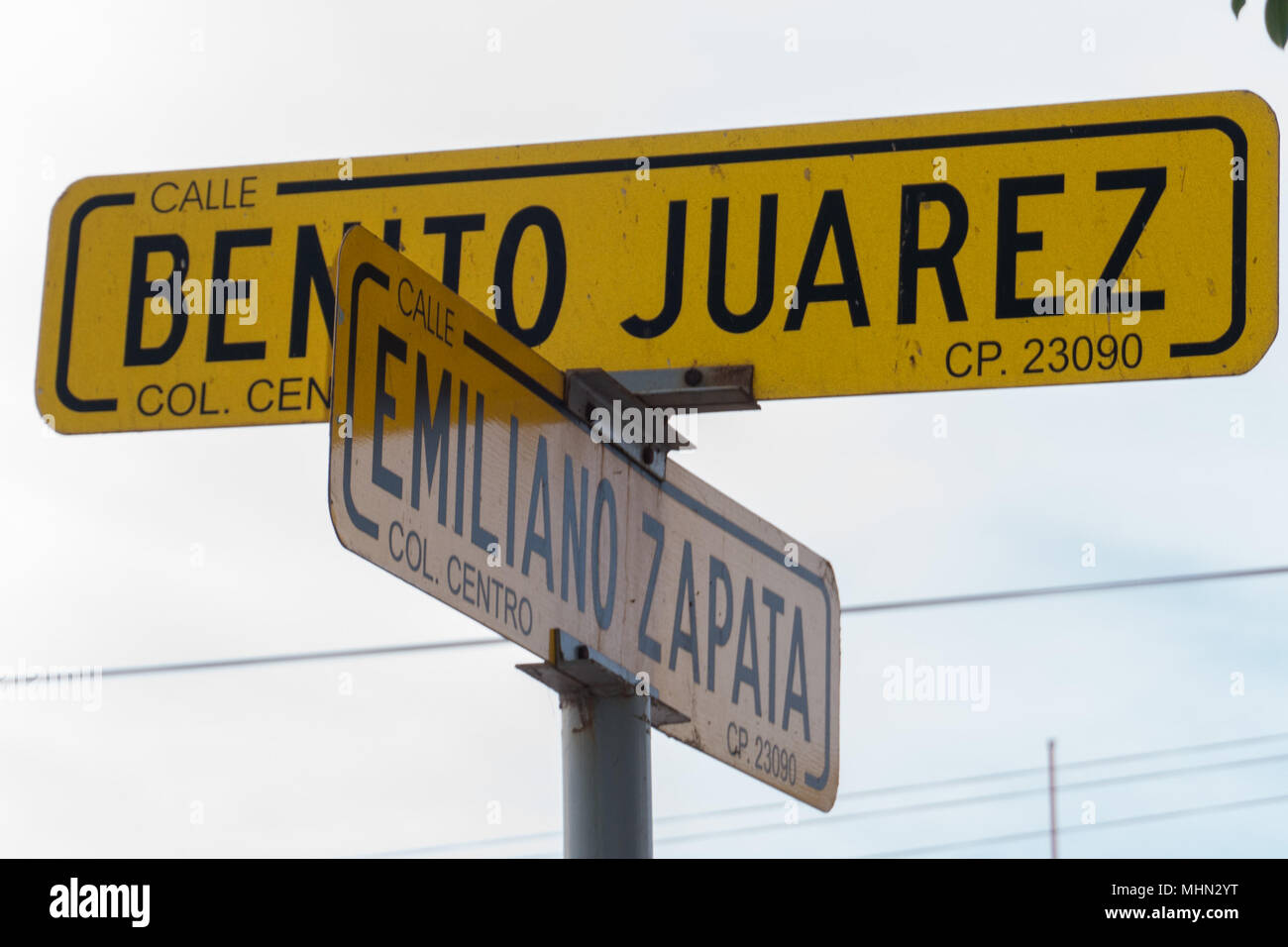Cartello Stradale Messicano Immagini e Fotos Stock - Alamy