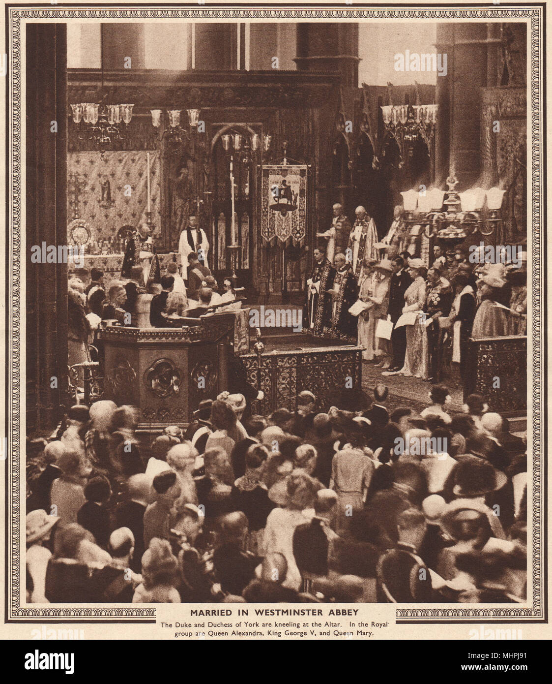 Coronation of king george vi at westminster abbey immagini e fotografie ...
