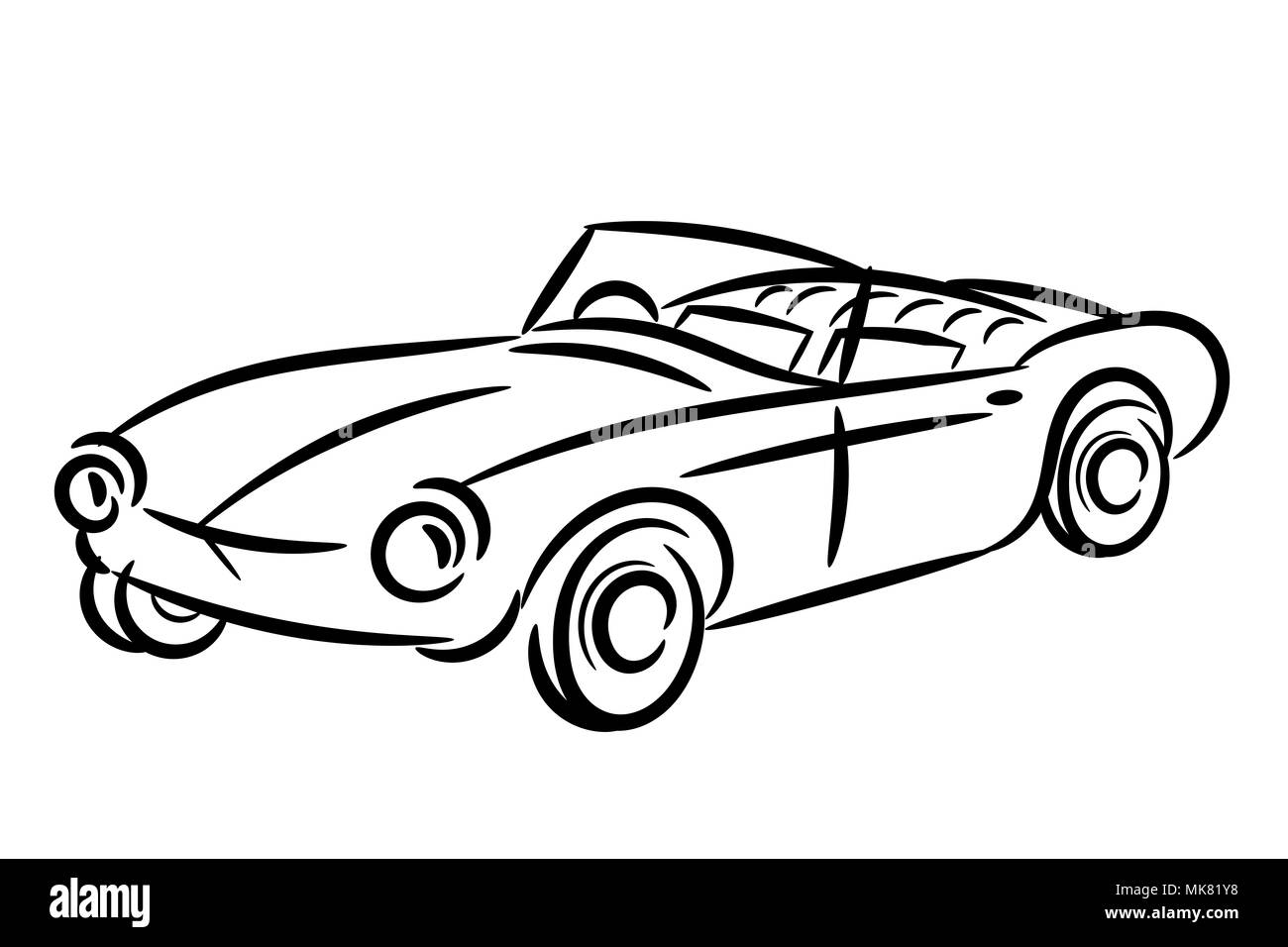 Auto d'epoca stilizzata immagini e fotografie stock ad alta risoluzione ...