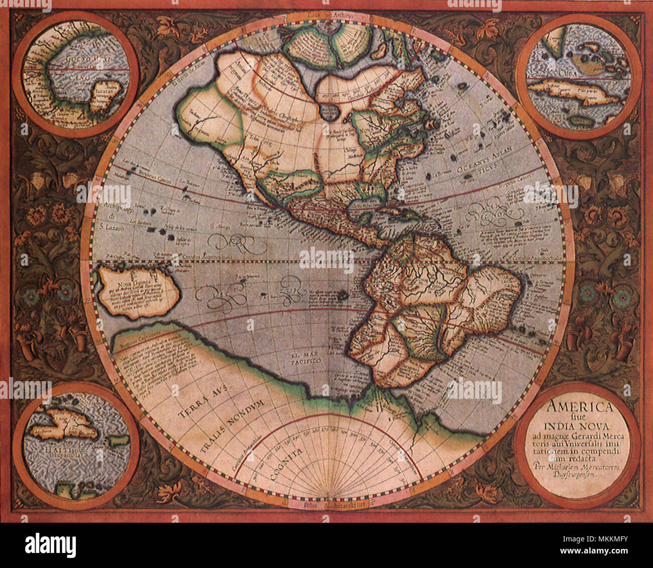 Vecchia mappa delle americhe immagini e fotografie stock ad alta ...