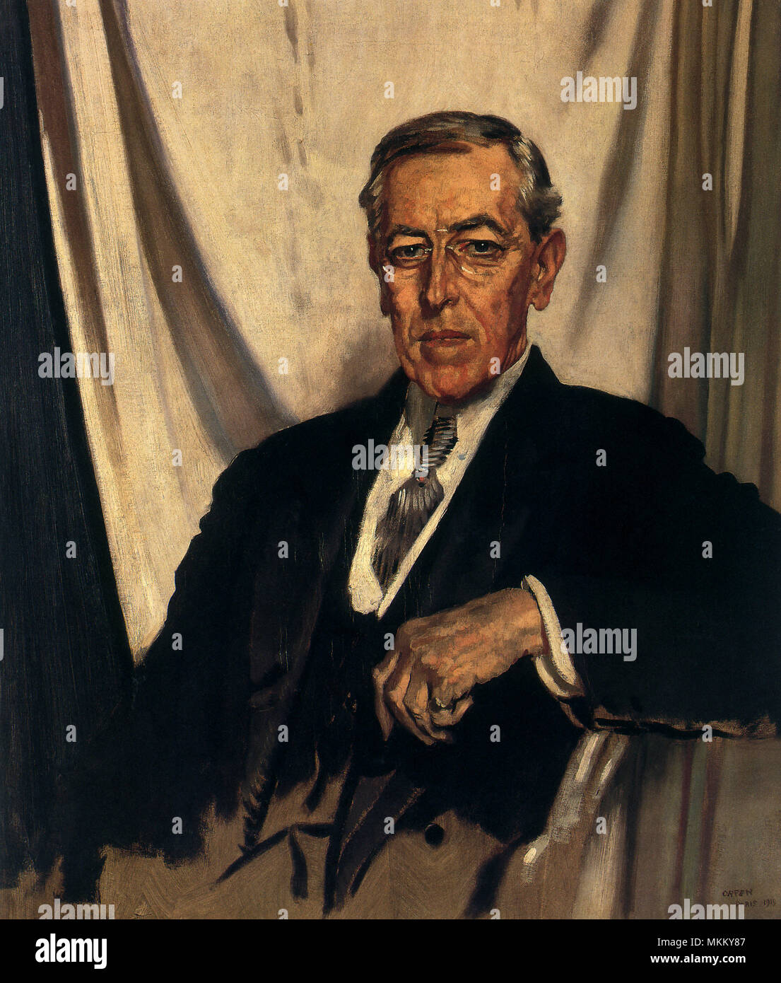 Presidente woodrow wilson durante la prima guerra mondiale immagini e ...