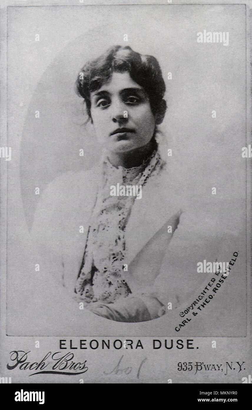 Eleonora duse immagini e fotografie stock ad alta risoluzione - Alamy