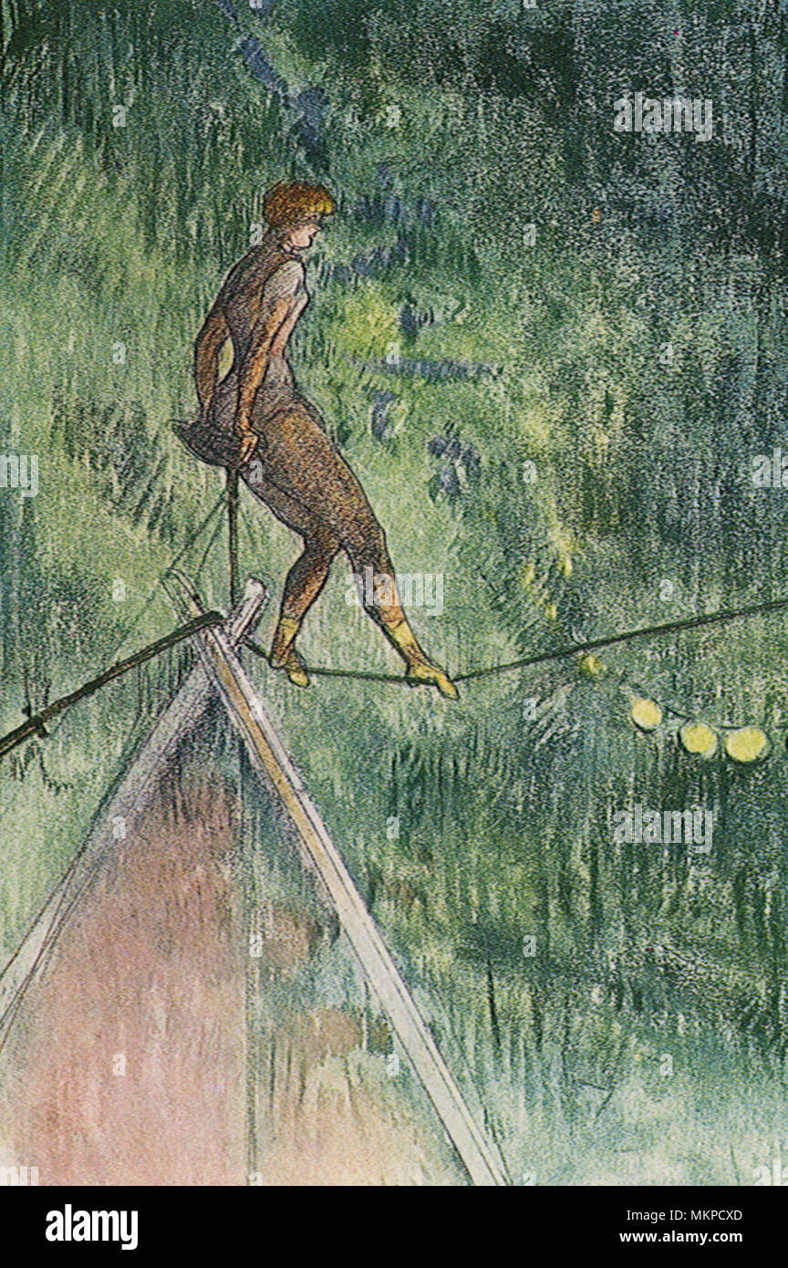 Funambolo al circo immagini e fotografie stock ad alta risoluzione - Alamy