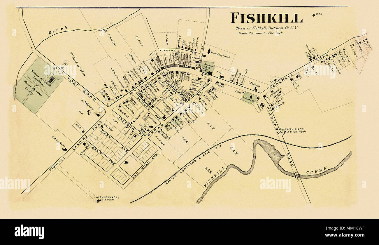 Mappa di fishkill new york immagini e fotografie stock ad alta ...