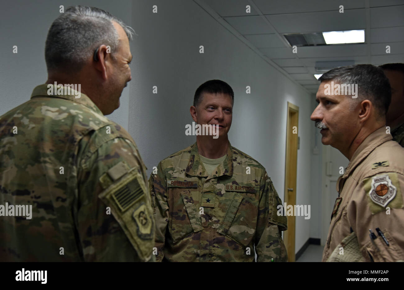 Stati Uniti Air Force Brig. Gen. Kyle Robinson, 332Air Expeditionary ...