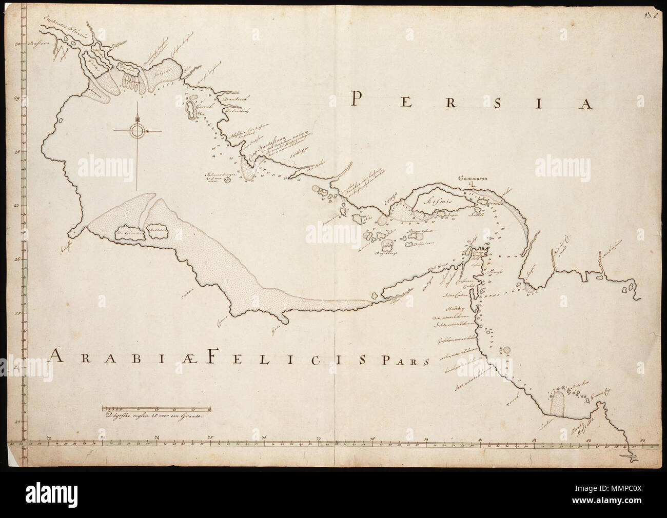 Mappa del golfo persiano immagini e fotografie stock ad alta ...