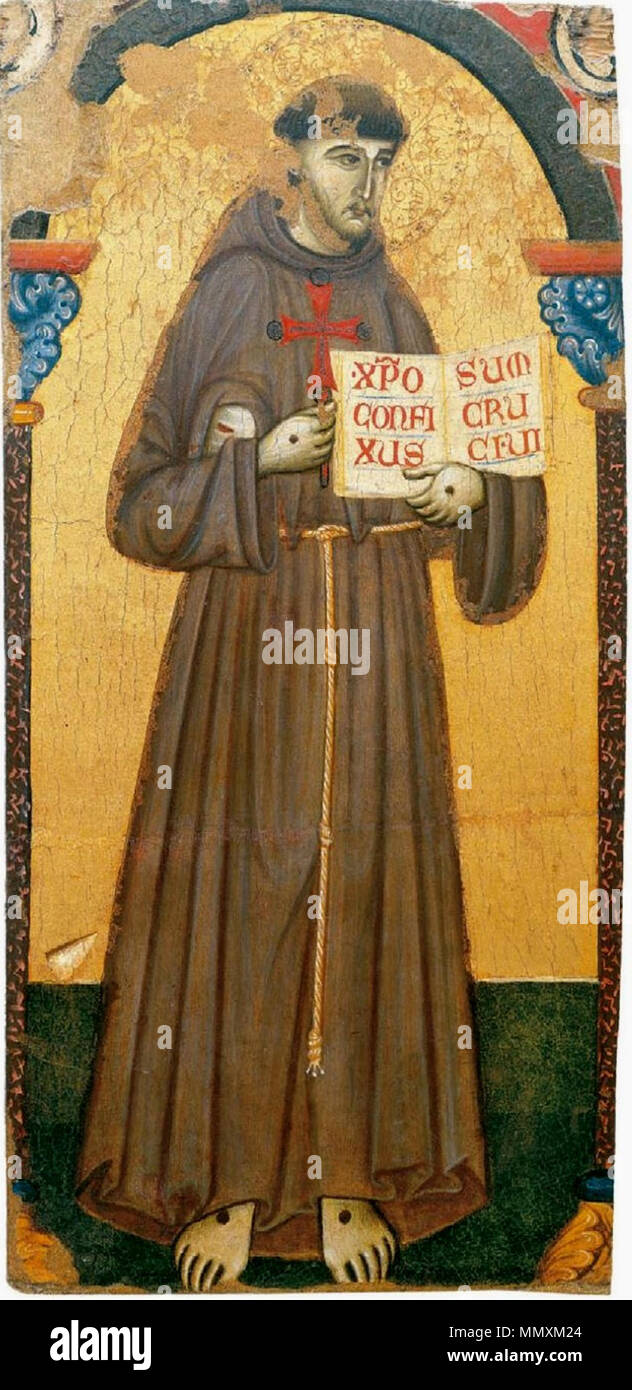 . Inglese: Double-sided polittico. La stigmatizzata San Francesco ...