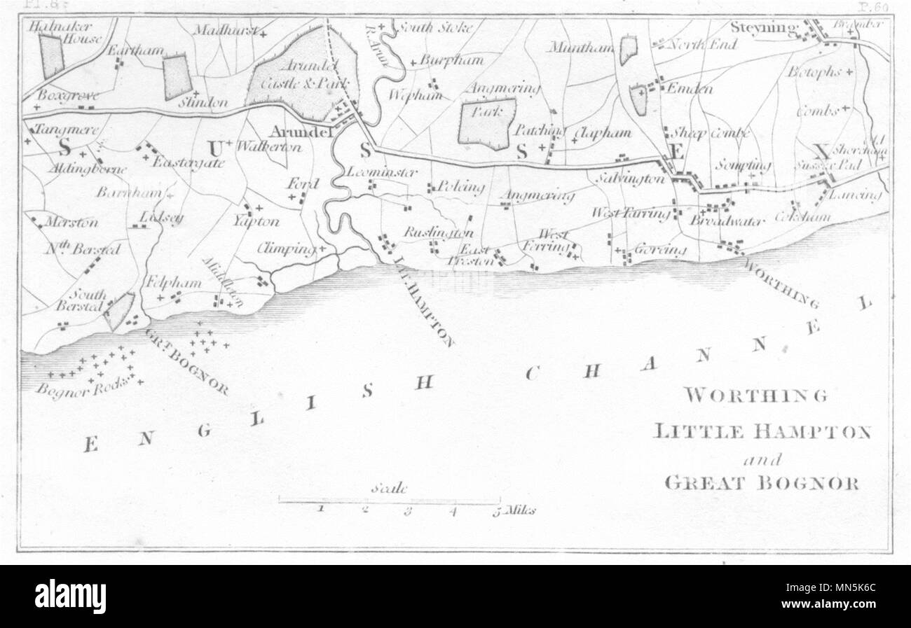 Mappa di worthing immagini e fotografie stock ad alta risoluzione - Alamy