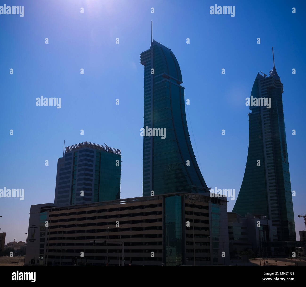Bahrain financial centre manama immagini e fotografie stock ad alta ...