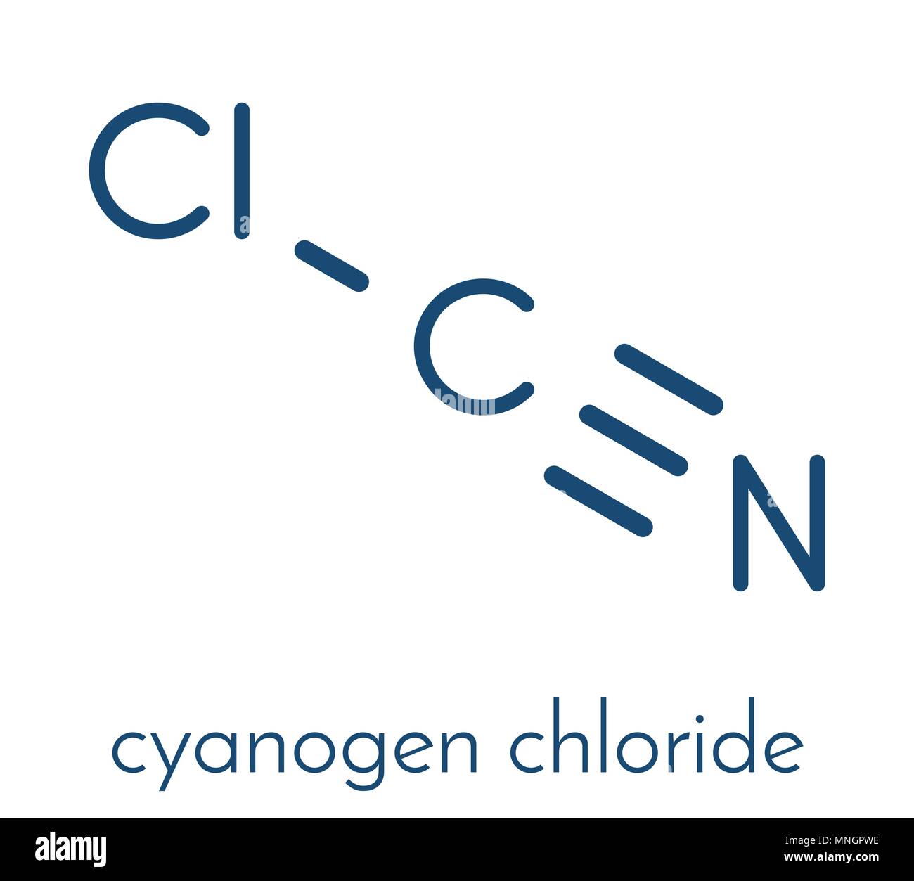 Cloruro di cianogeno Immagini Vettoriali Stock - Alamy