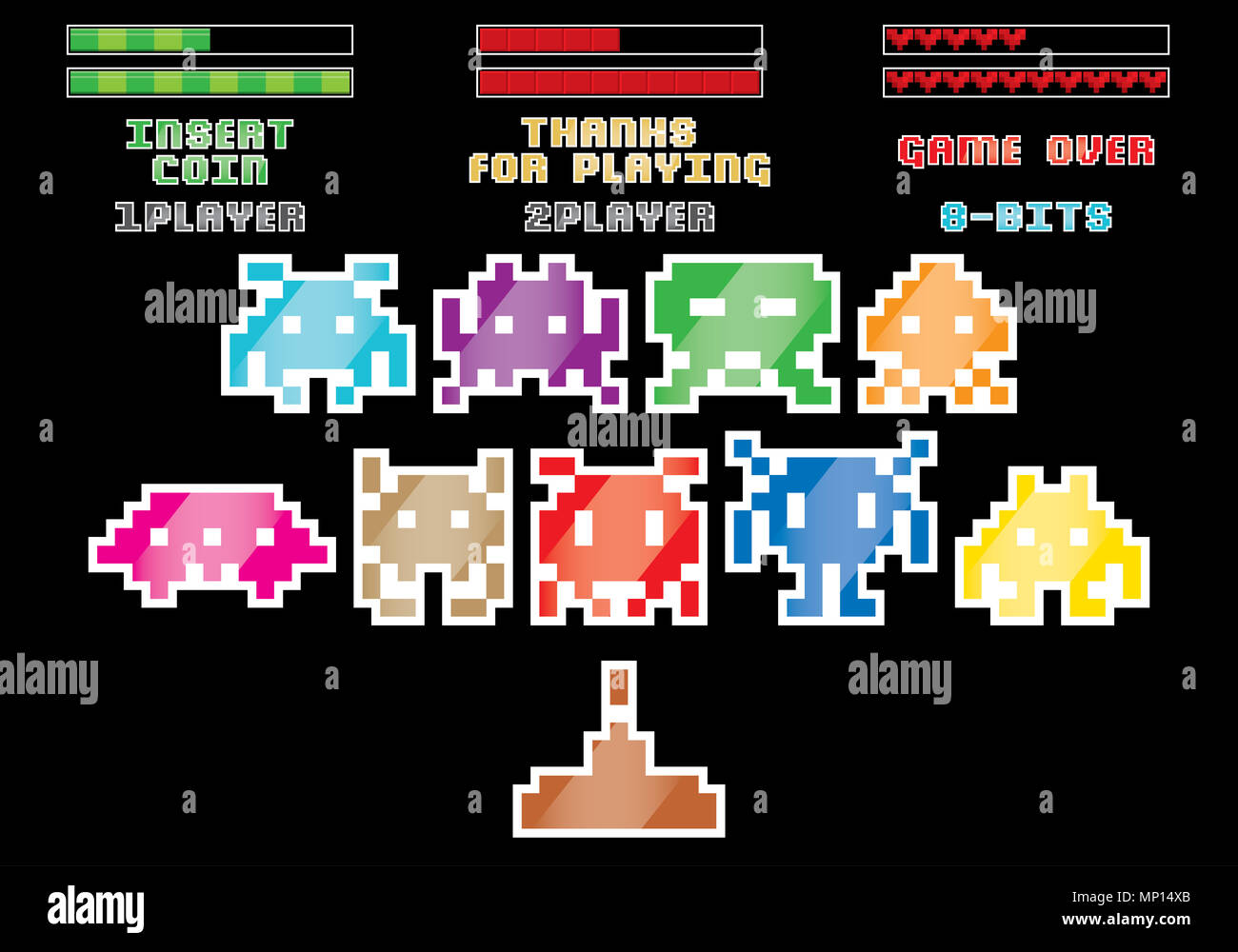 Space invaders immagini e fotografie stock ad alta risoluzione - Alamy