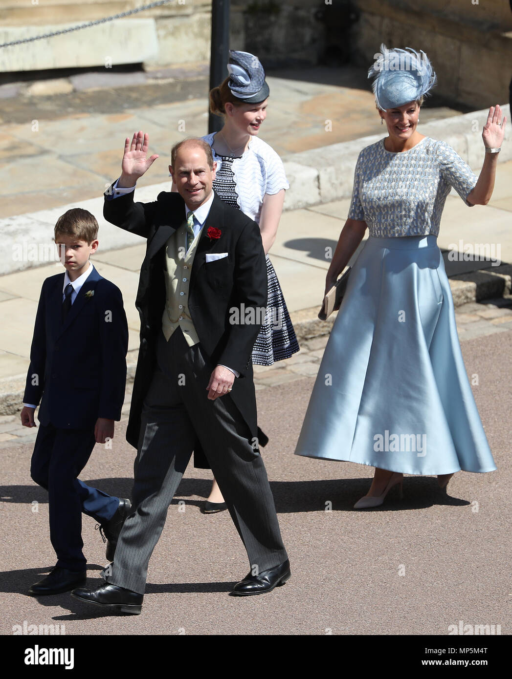 Il conte e la Contessa di Wessex James, Visconte Severn e Lady Louise ...