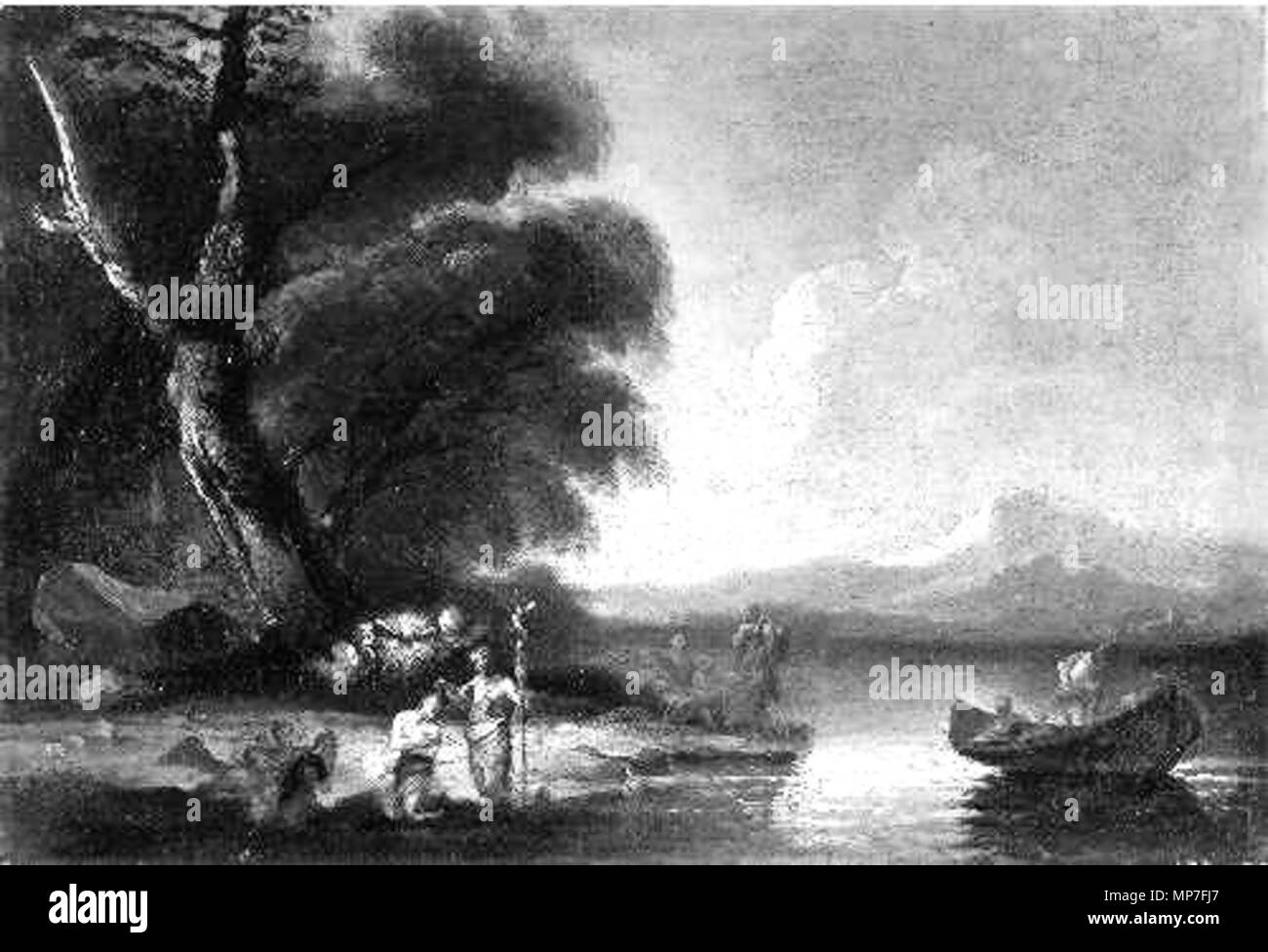 Il battesimo di cristo olio su tela immagini e fotografie stock ad alta ...