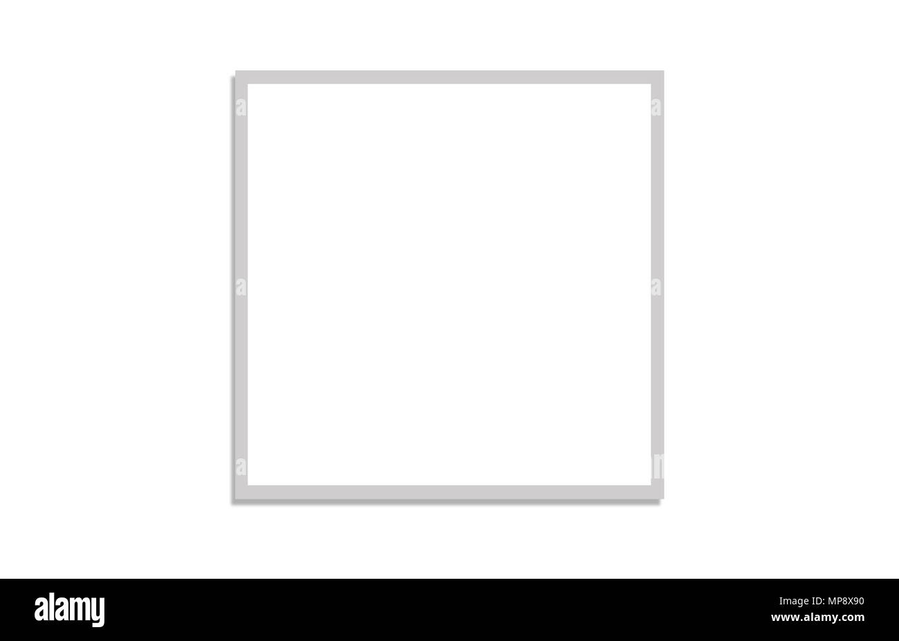 Disegno dell'icona logo bordo quadrato immagini e fotografie stock ad ...