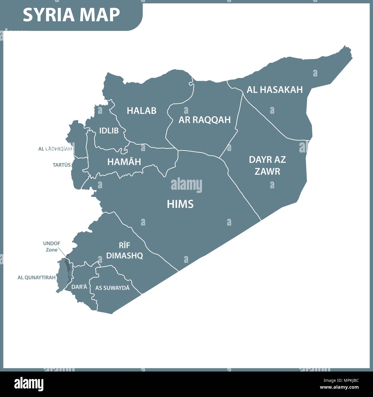 Siria cartina geografica immagini e fotografie stock ad alta ...