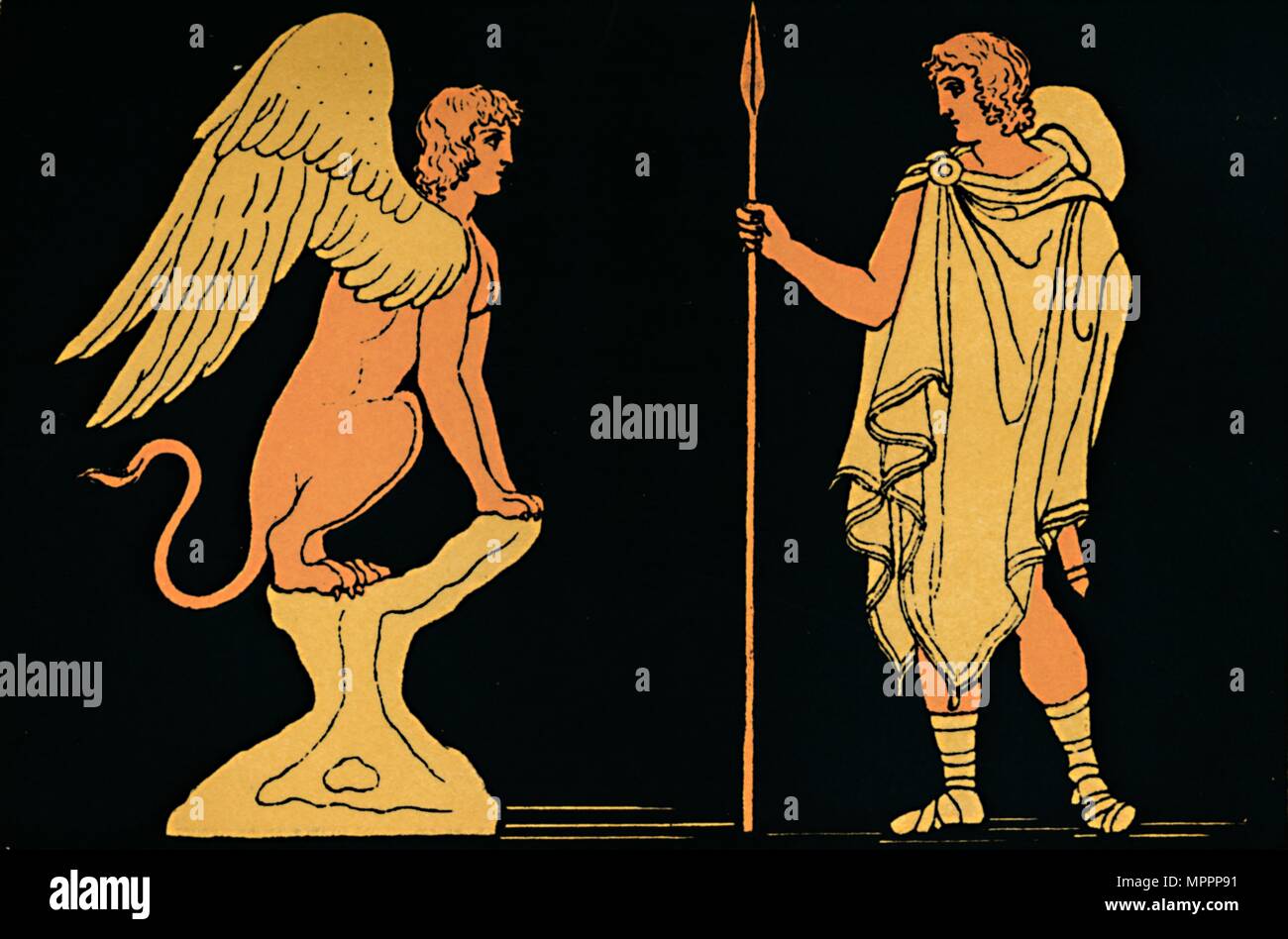 Edipo e la sfinge immagini e fotografie stock ad alta risoluzione - Alamy