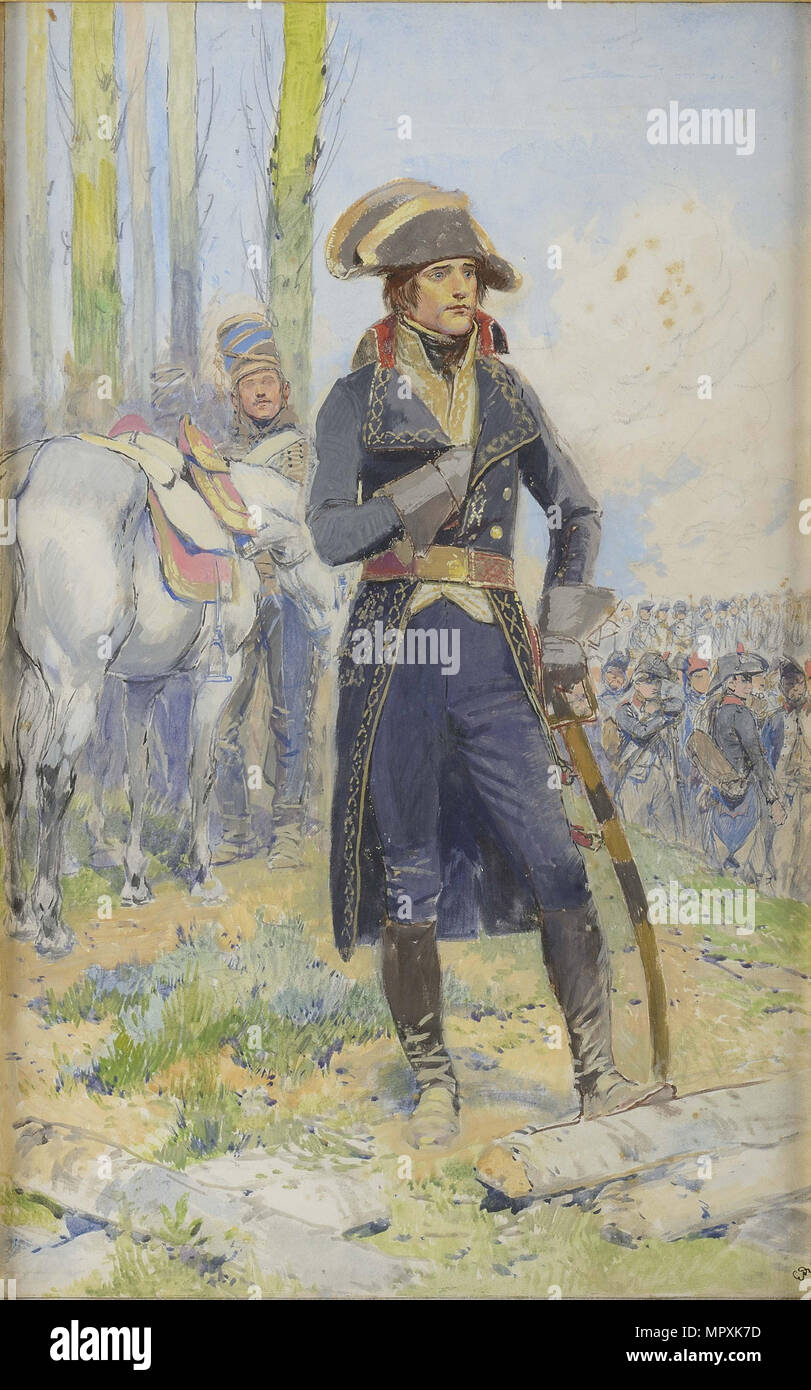 General Bonaparte durante la campagna d'Italia Foto stock - Alamy