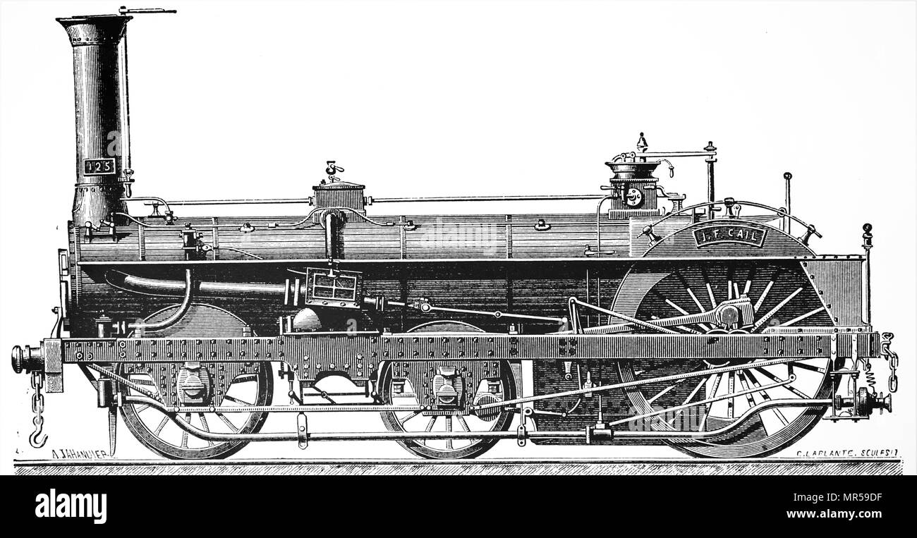 Locomotiva ferroviaria di crampton immagini e fotografie stock ad alta ...
