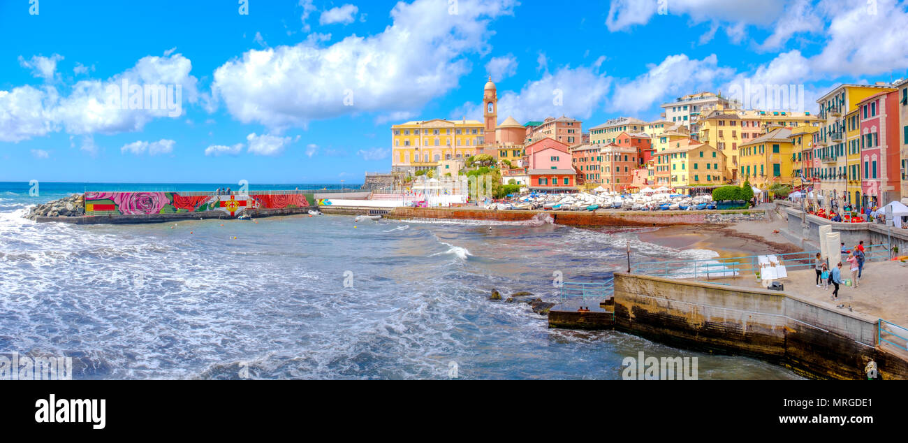 Paesaggio Della Liguria Borghi Liguri, Festosi E Scintillanti Sono