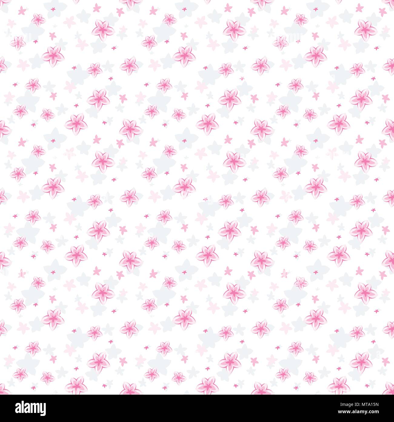 Vector seamless pattern. Modello di cute in piccolo fiore. Sfondo ...