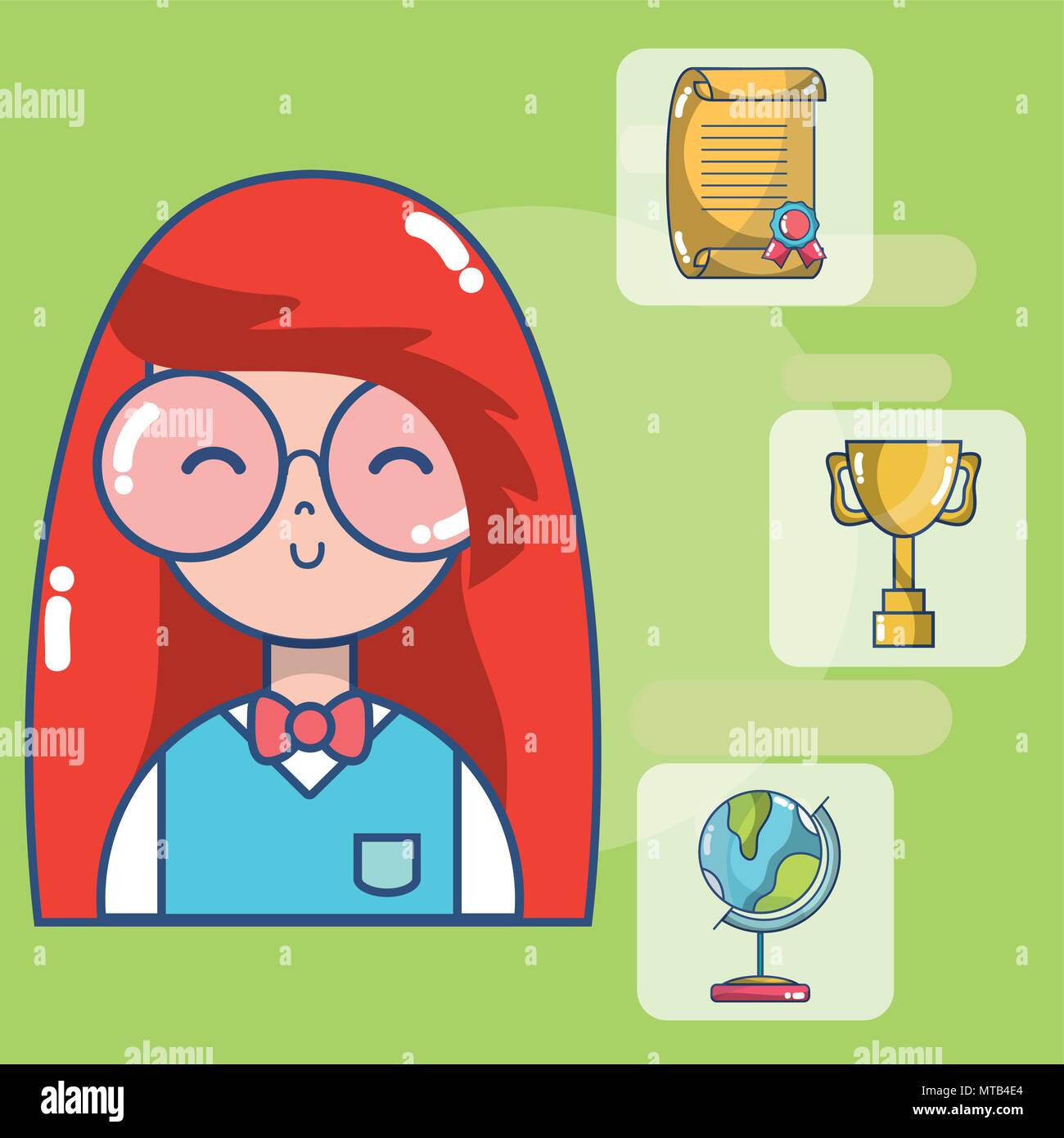 Teacher cartoon immagini e fotografie stock ad alta risoluzione - Alamy