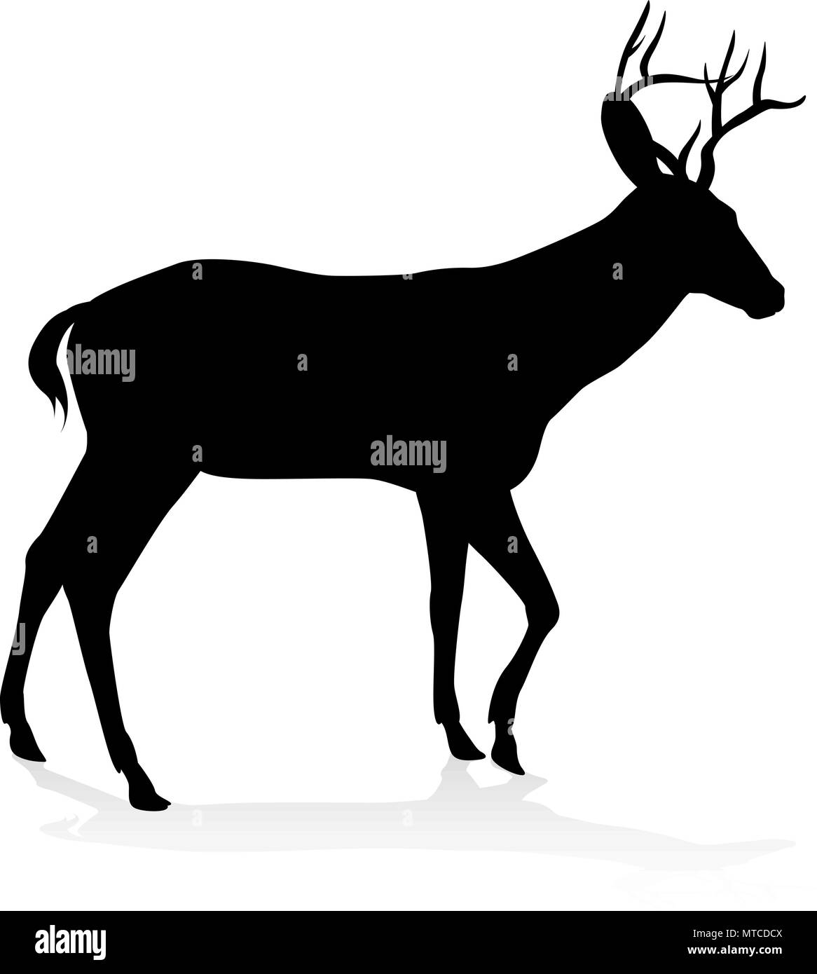 Caccia animale silhouette Immagini Vettoriali Stock - Pagina 2 - Alamy