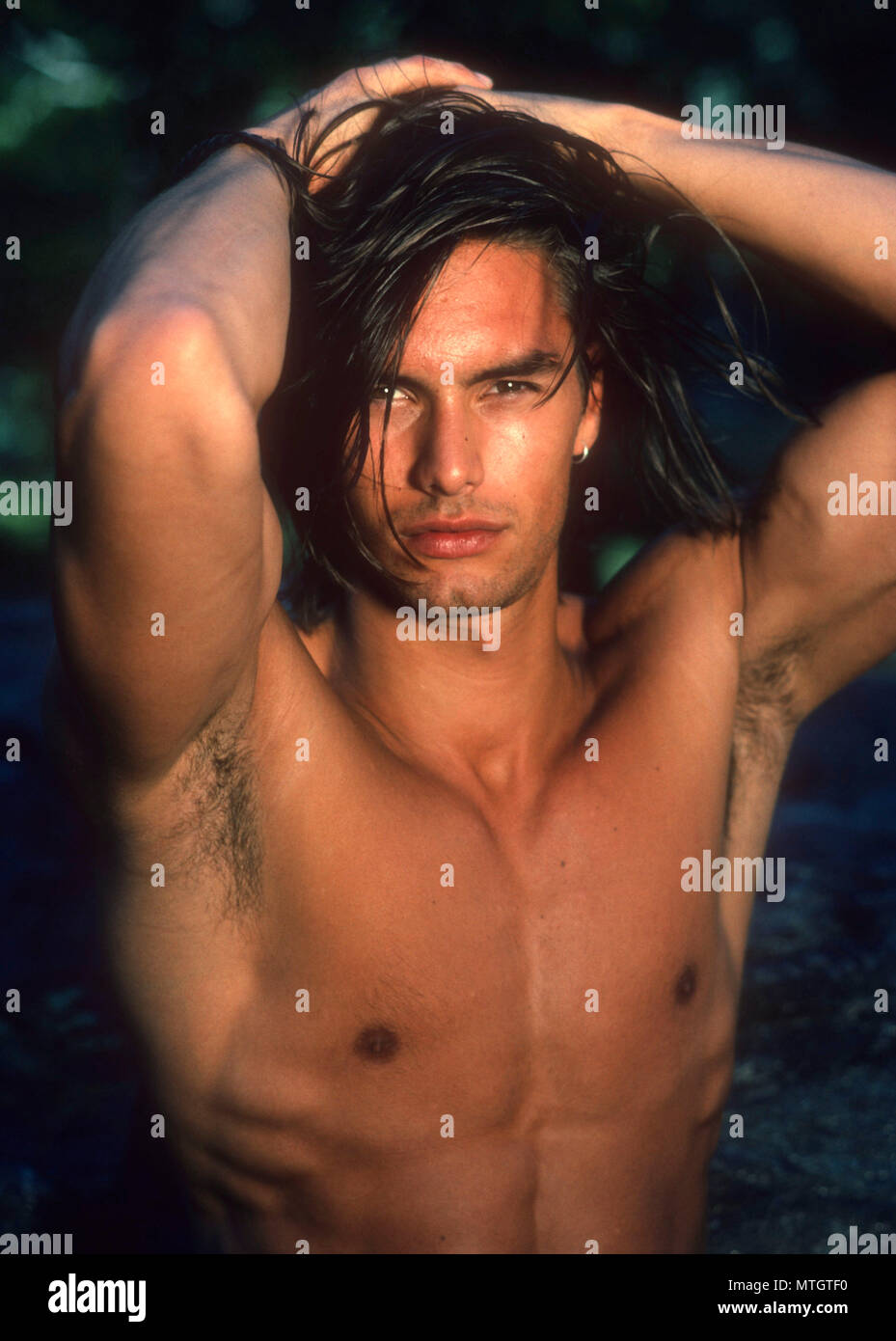 NEW YORK, NY - 14 giugno: (esclusivo) Modello Marcus Schenkenberg pone ...