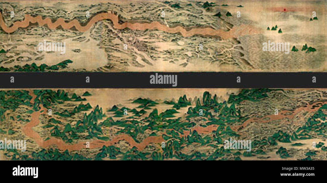Mappa del fiume giallo immagini e fotografie stock ad alta risoluzione ...