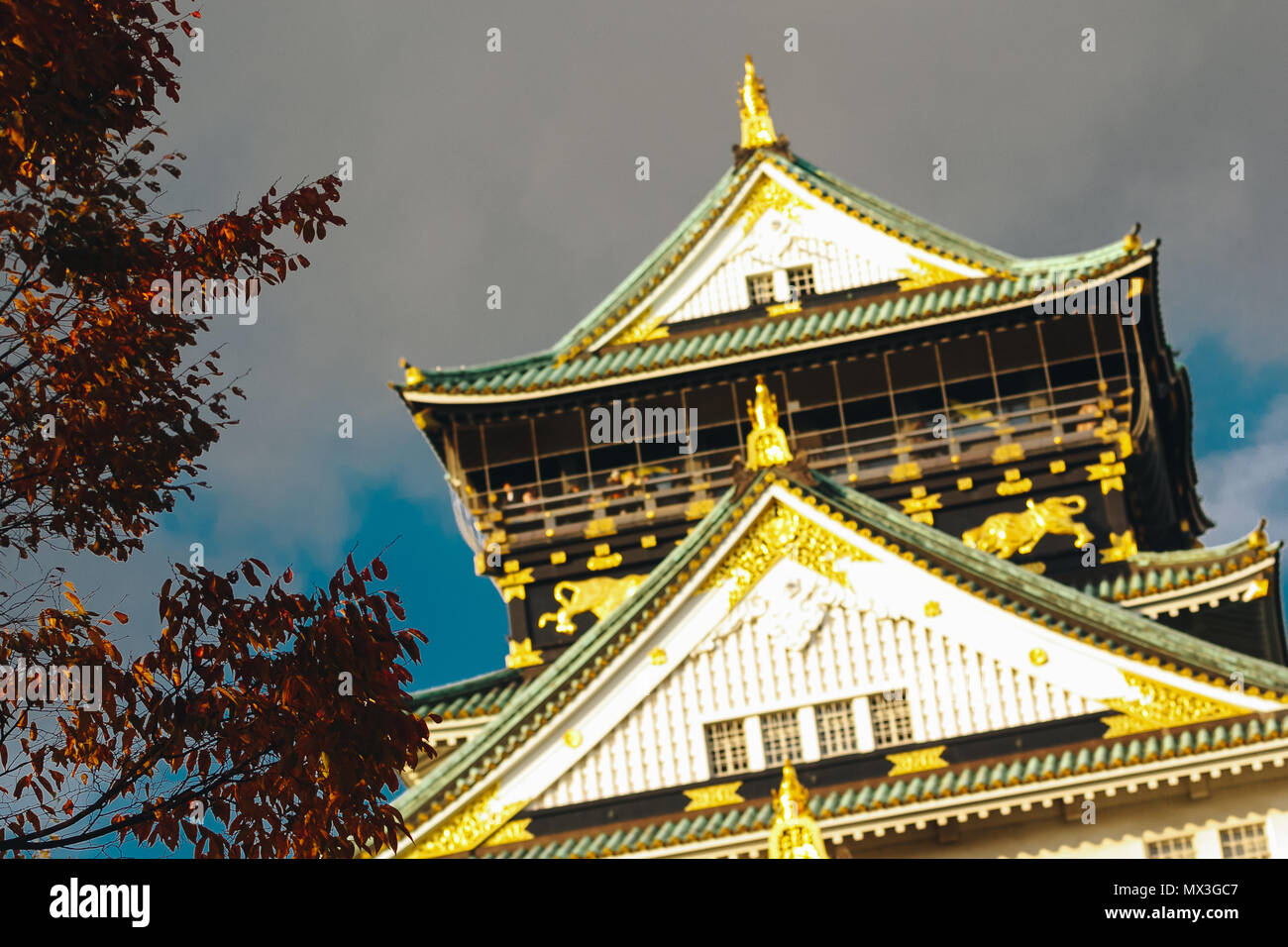 Il Castello di Osaka è un castello giapponese in Chūō-ku, Osaka ...