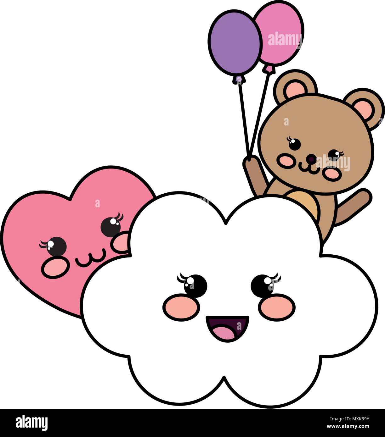 Helium cartoon characters balloons immagini e fotografie stock ad alta ...