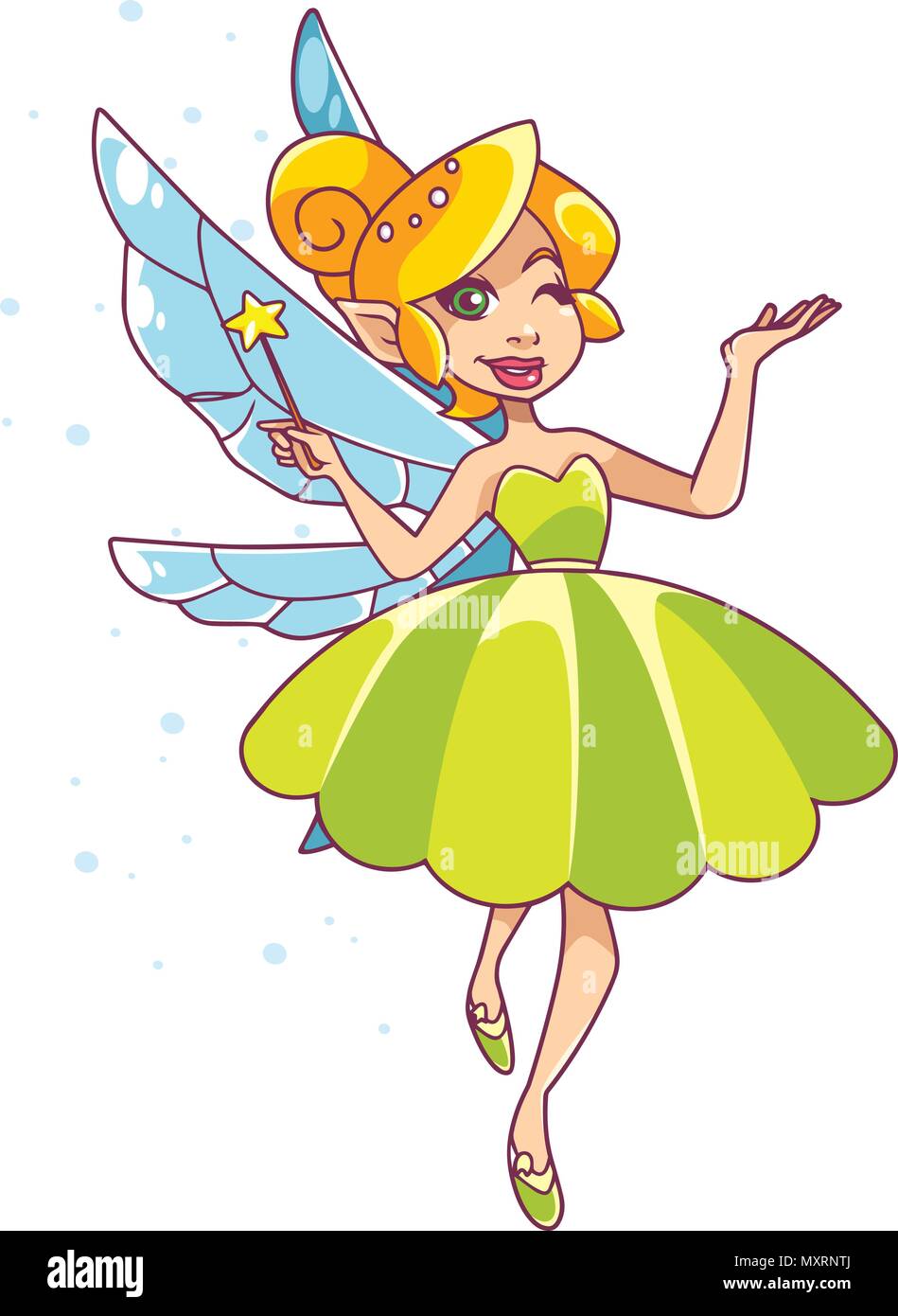 Il folletto verde Immagini Vettoriali Stock - Alamy