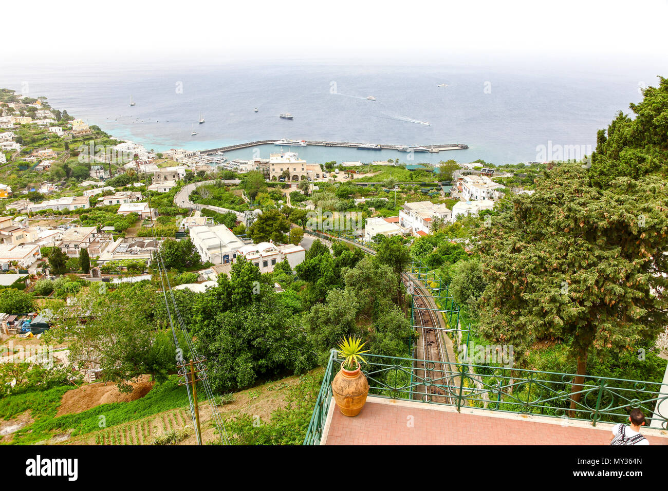 Funicular railway capri immagini e fotografie stock ad alta risoluzione ...