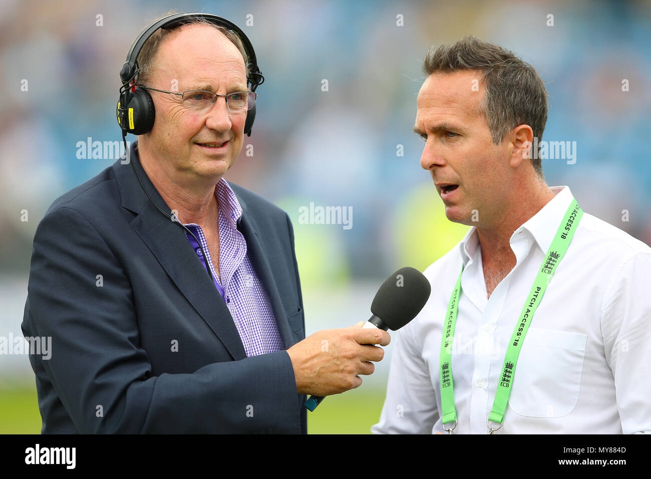 Cricketer michael vaughan immagini e fotografie stock ad alta ...